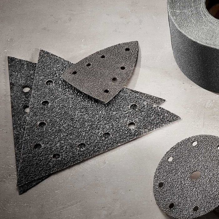 Black Disques abrasifs auto-agrippants, 125 mm, 9 trous, p. Ponceuses ...
