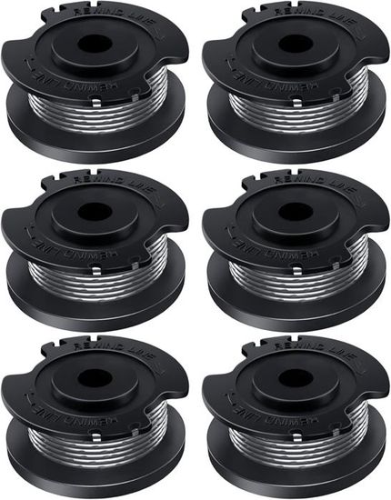 Lot de 6 bobines et lignes de rechange pour tondeuse à gazon Bosch Easy Grass Cut 18 V 23 26 18 ...