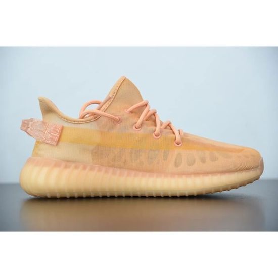 Adidas Yeezy 350 Baskets Casual Homme et Femme Rose Rose orangé ...