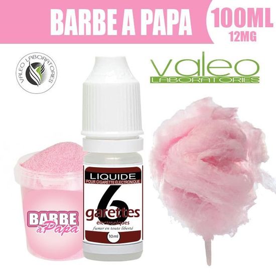 E LIQUIDE 100ML – BARBE A PAPA 12mg DE NICOTINE - 6GARETTES - Cdiscount ...