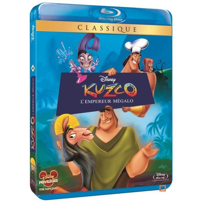 DISNEY CLASSIQUES - Blu-Ray Kuzco l'empereur mégalo - Cdiscount DVD