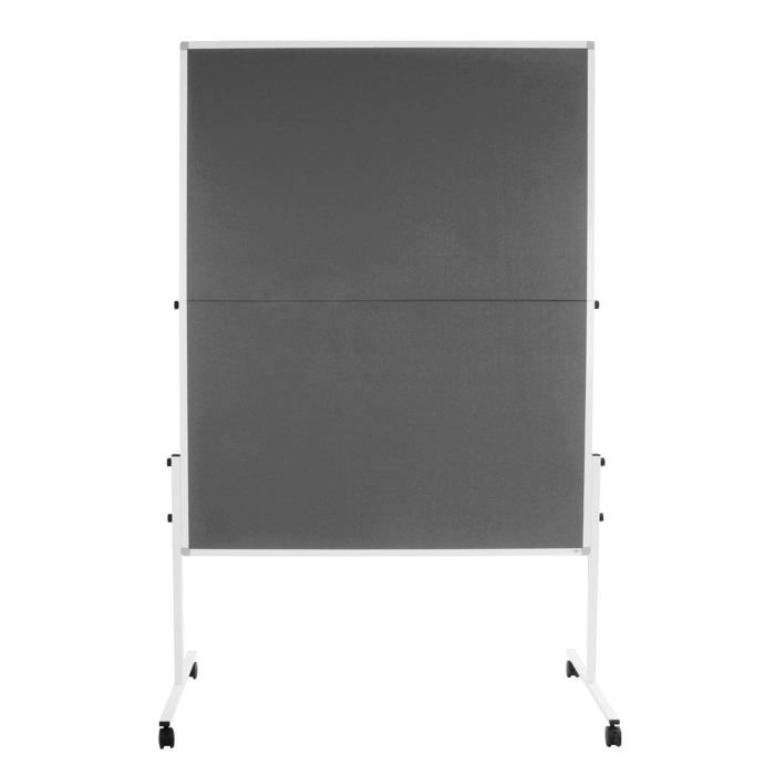 Tableau de présentation Double face & pliable Avec roulettes Gris 150 x ...