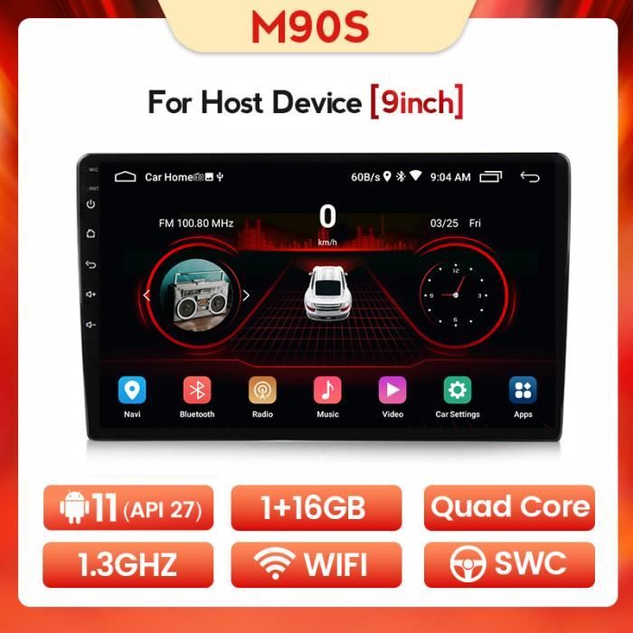9m90 - Autoradio Multimédia Universel Android 11 2022, Octa Core, Wifi ...