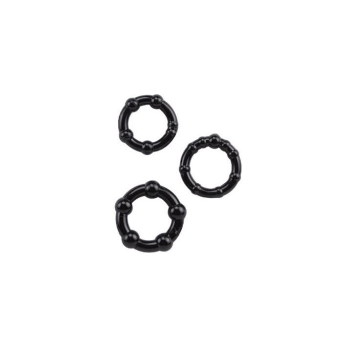 Allowith Anneau Cockring Ensemble d'anneaux d'érection à 3 anneaux ...