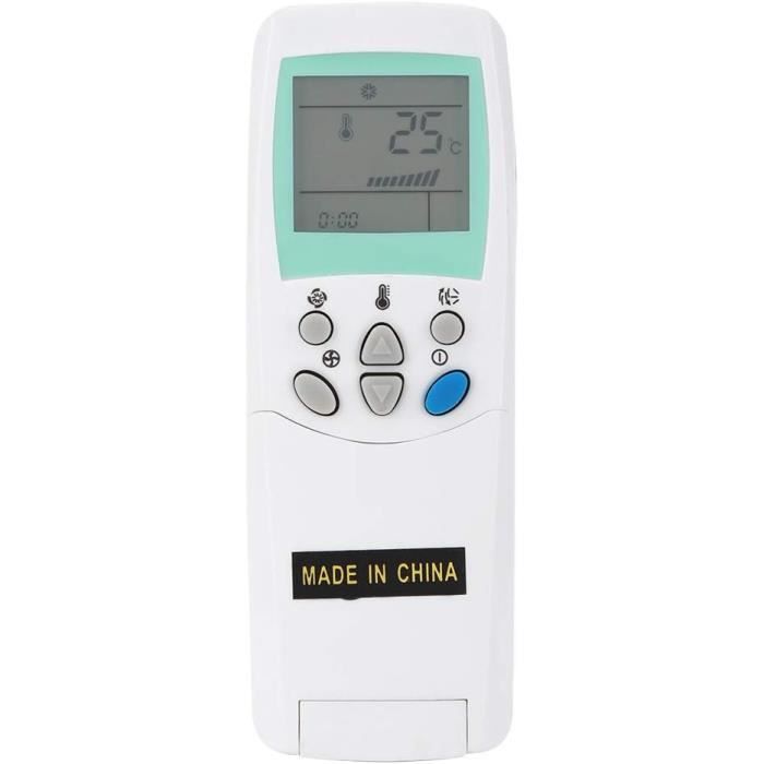 Télécommande de climatiseur, contrôleur de climatisation LCD A-C, accessoires universels de ...