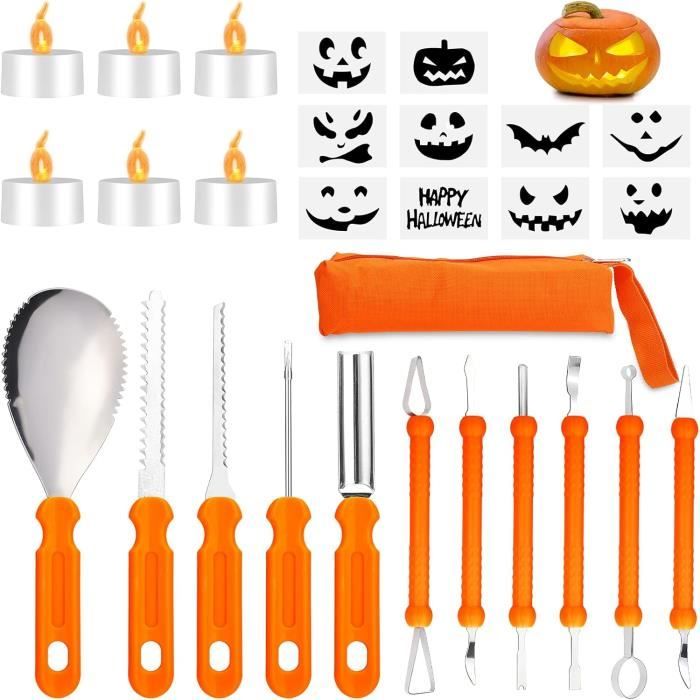 Pochoirs De Sculpture De Citrouille De Faucheuse