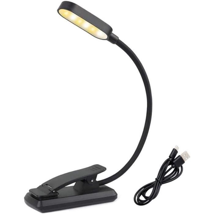 Lampe De Lecture Led Clip On Book Light Lampe De Lecture Rechargeable ...