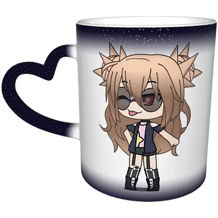 Mugs - Gacha Life Anime - Céramique Sensible à la Chaleur - Tasse à ...