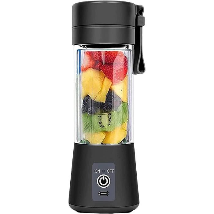 Mélangeur Personnel, Portable Blenders Gobelet Mélangeur de Fruits électrique Mixeur de Jus USB ...