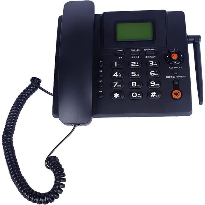 Téléphone Fixe sans Fil pour Le Bureau À Domicile - Téléphone De Bureau ...