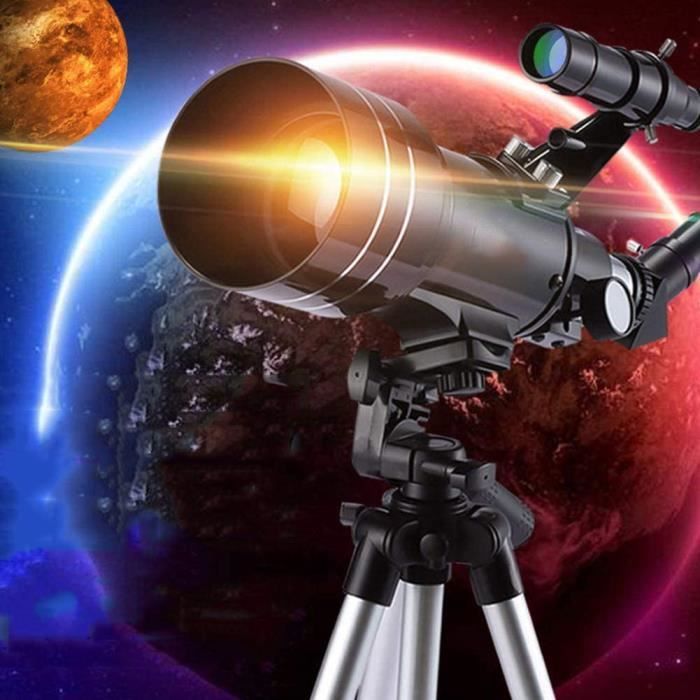 TELESCOPE OPTIQUE Bonne optique la grande ouverture de 70 mm offre une ...