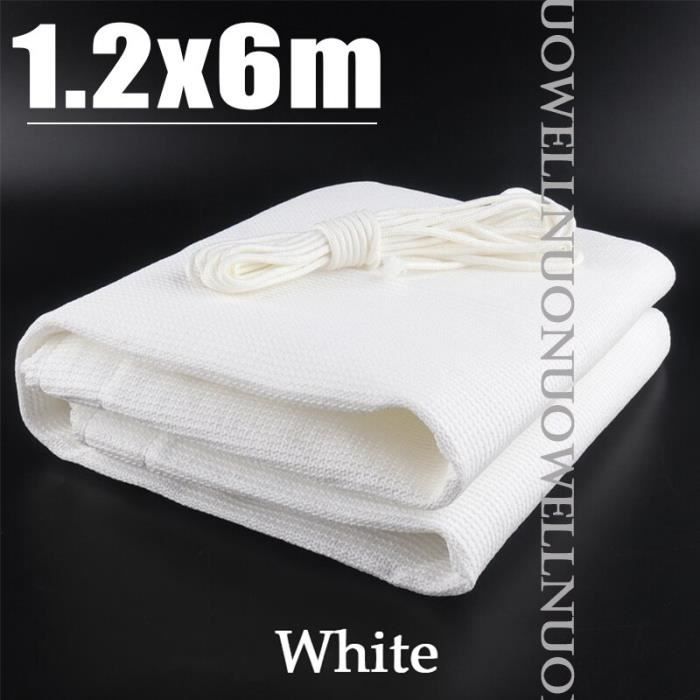 Voile d'ombrage,Filet pare soleil en HDPE blanc Anti UV, protection ...