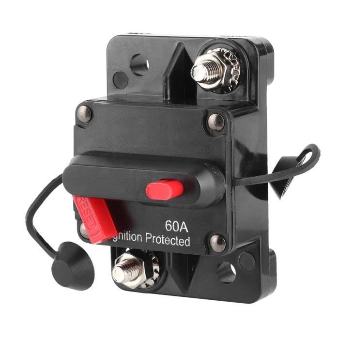 Fdit Porte-fusibles de voiture Disjoncteur 60A AMP Support de ...