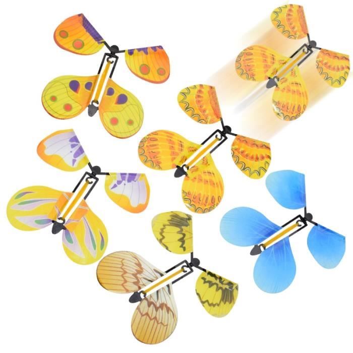 5 PCS RAMDON - Petits papillons volants pour magie, lot de 5 pièces d ...