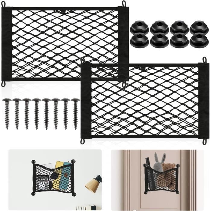 Lot De 2 Filets À Bagages Pour Voiture, 250 × 400 Mm, Avec Crochets ...