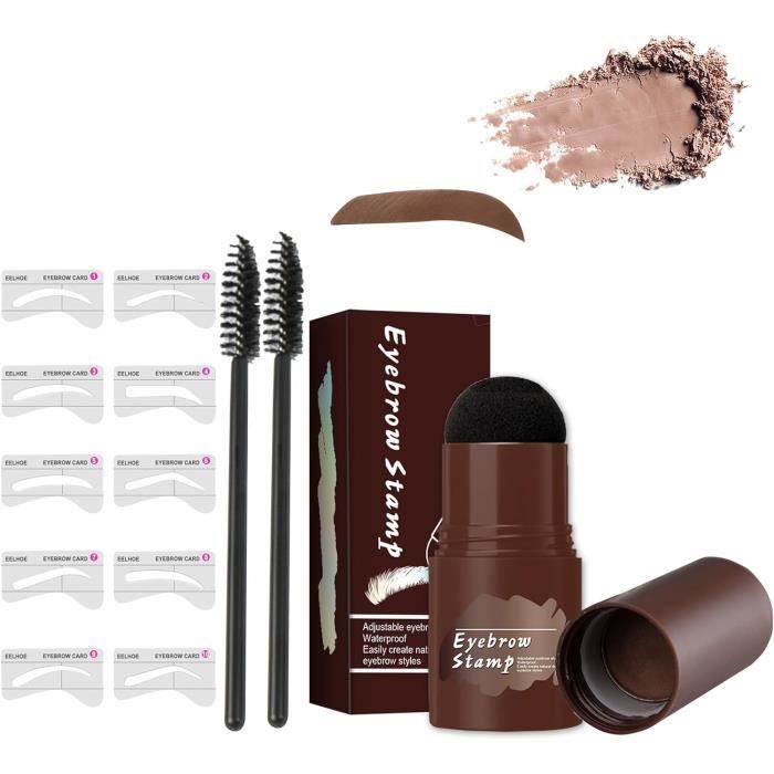 Augenbrauen-Stempel-Set Eyebrow Stamp, Pochoir Sourcils, Tampon À Sourcils, Ensemble De Pochoir ...