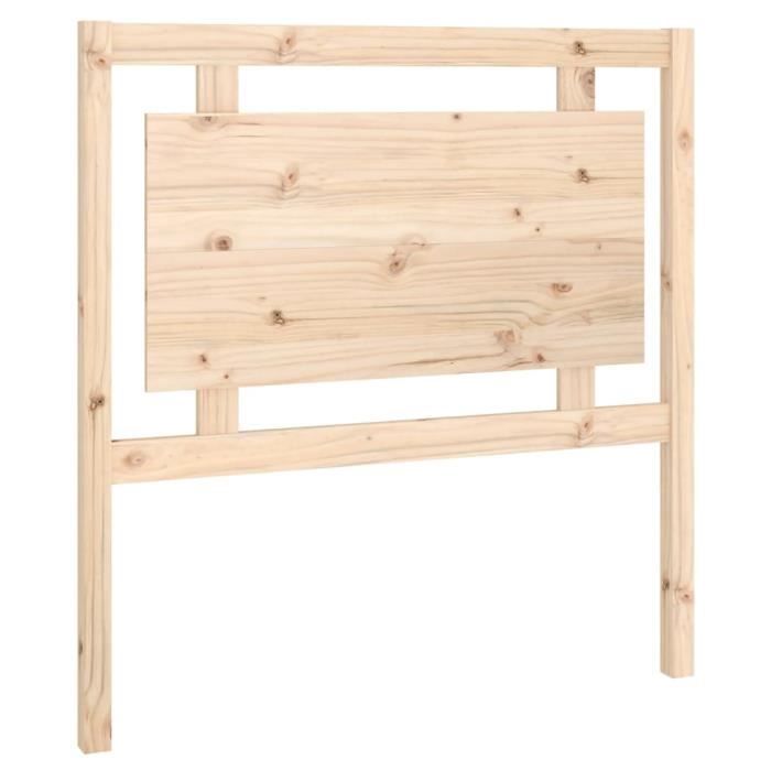 Tête de lit 95,5x4x100 cm Bois massif de pin-CIK7299215164079 - Cdiscount Maison