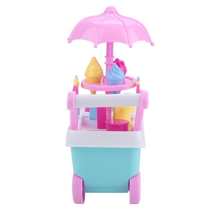 Jouet Mini Chariot de Supermarché avec Lumière - DRFEIFY - Blanc - Pour ...