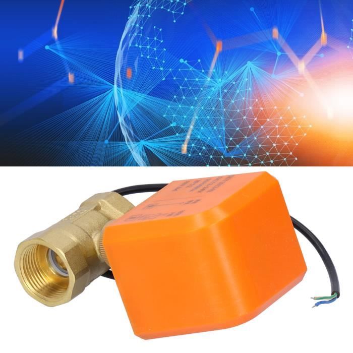 Vanne à bille électrique - DUOKON - DN25 - DC12/24V - 2 voies - Laiton étanche - Cdiscount Bricolage