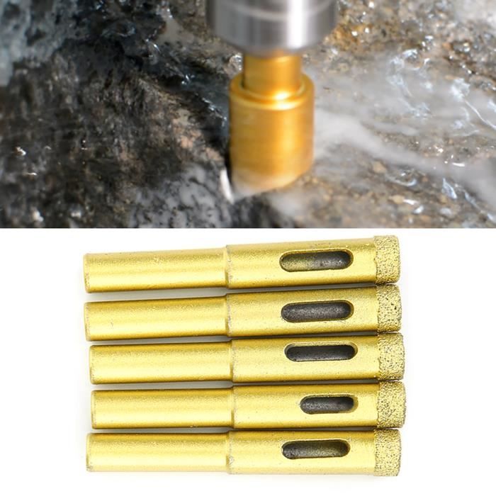 Foret de scie à diamant - EJ.LIFE - 5 pièces - 65 x 10 mm - Couleur or ...