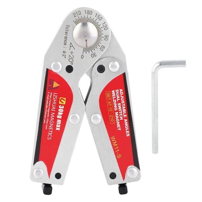 Positionneur de soudage réglable à double interrupteur avec support magnétique - FDIT - WM11-S ...