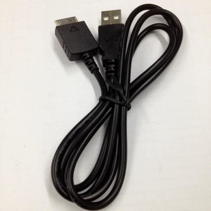 Câble d'alimentation,Câble de chargeur de données USB noir,transfert ...