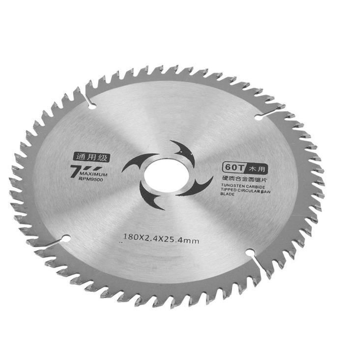 Lame de scie circulaire - SHIPENOPHY - 180 mm - Carbure - 40T/60T ...