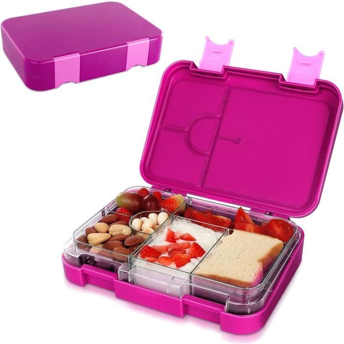 SPRIME bento lunch box enfant boite a gouter avec 4+2 compartiments ...
