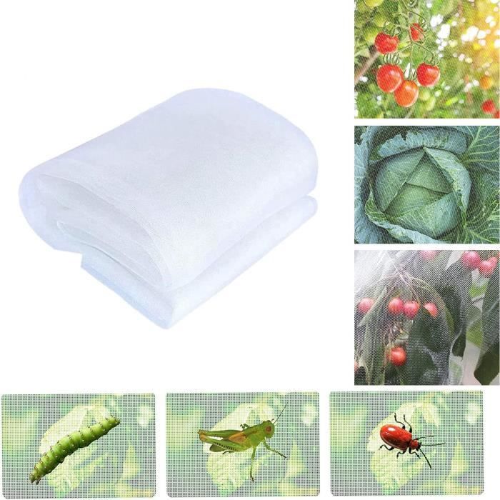 Filet Anti cte pour Jardin, 3 x 6 m Maille Fine Bug Moustique Mouche ...