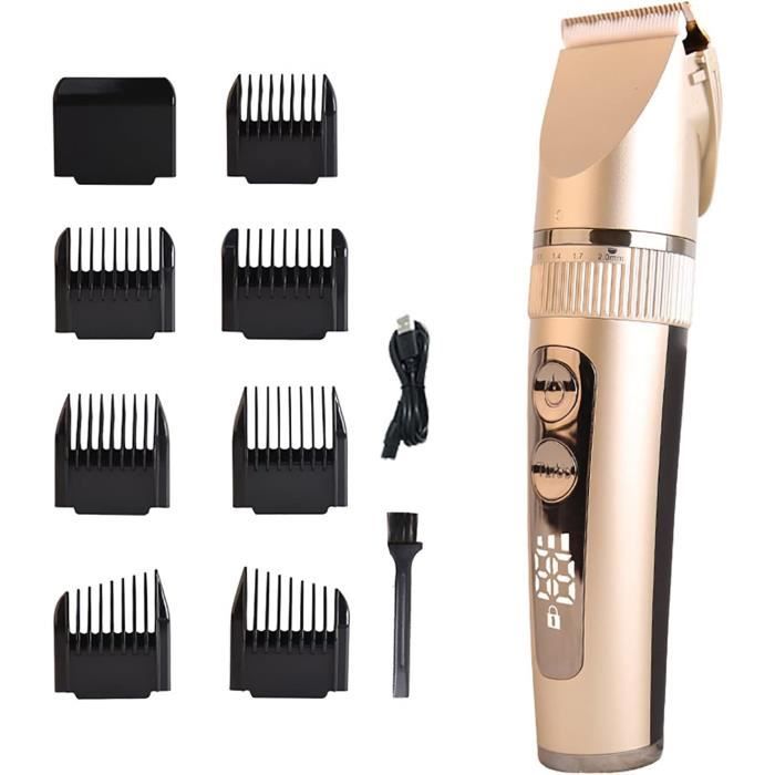 Tondeuse À Cheveux Rechargeable Pour Les Familles, Lames Réglables Pour Couper Les Cheveux ...