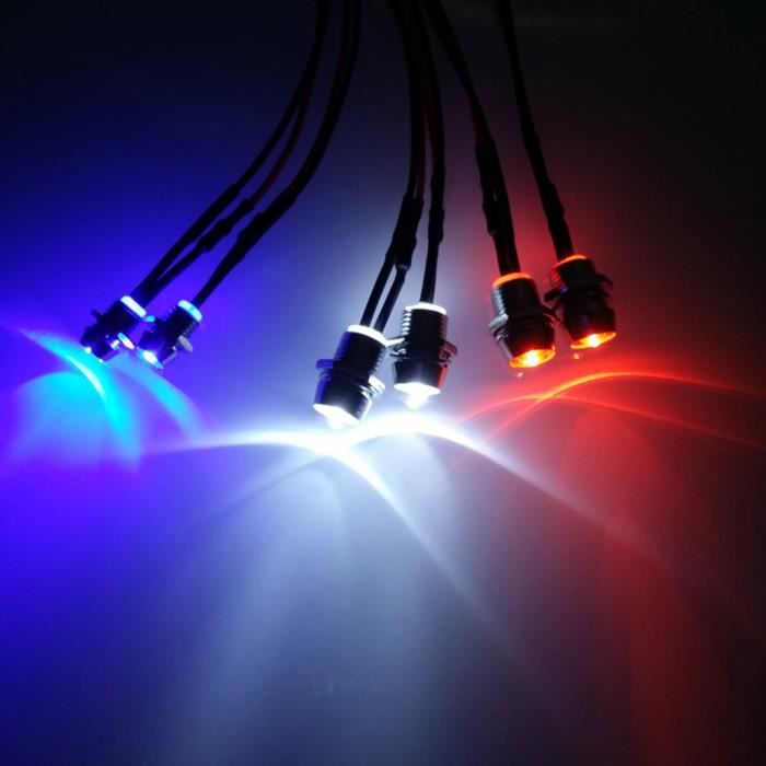 PIECE DETACHEE DRONE 2 pièces lampes led led rouge (5mm) 2 pièces RC ...