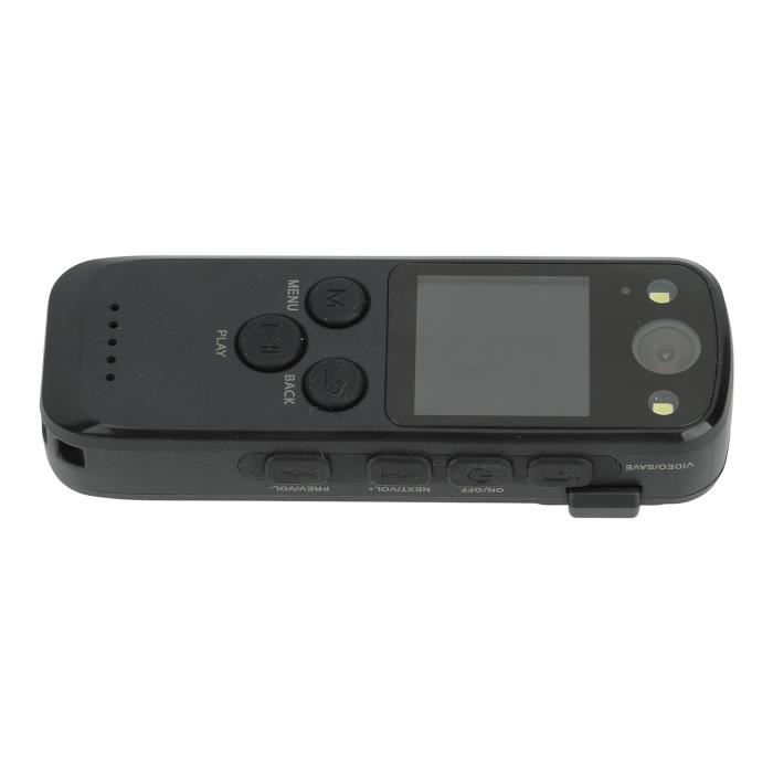 PAL Mini enregistreur vidéo Caméra WiFi Montée sur le Corps, Caméra HD ...