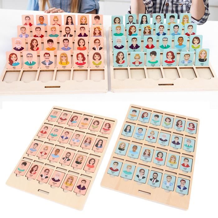 Jouet de jeu de devinettes Jeu de devinettes jouet en bois Parent ...