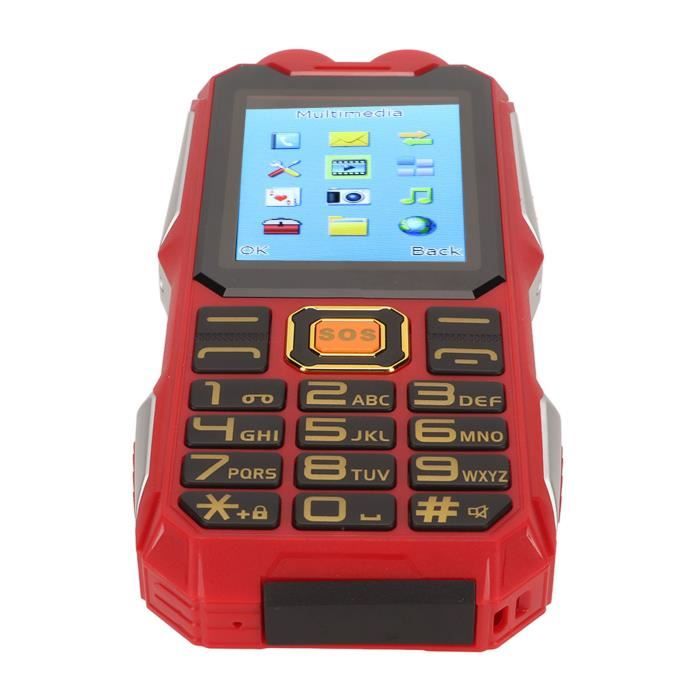 Big Button Senior Cell Phone 2.4in 1.3MP Big Button Double Card Senior ...