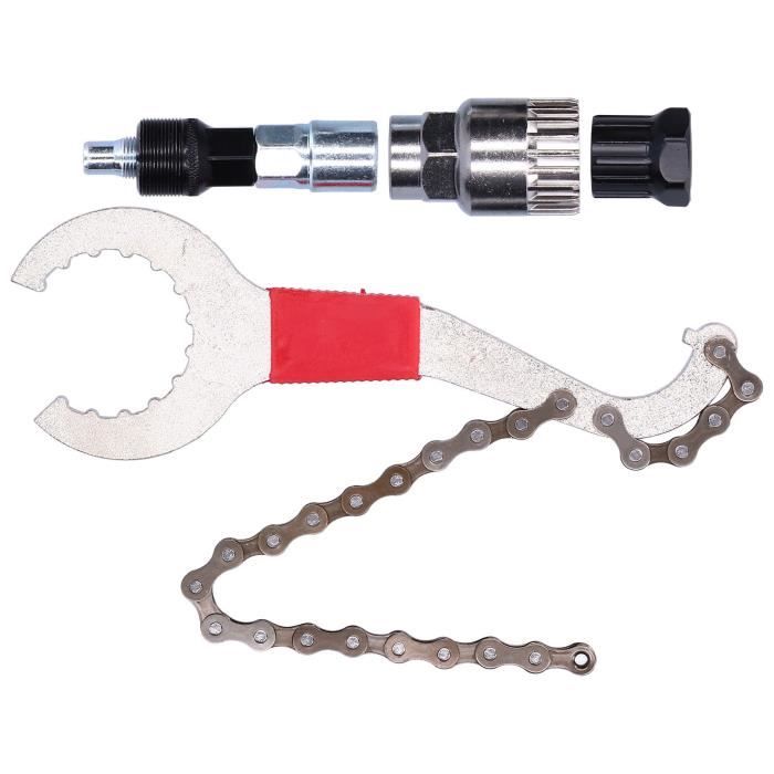 ZJCHAO Outil de vélo de fouet à chaîne Chain Whip Bike Tool Kit de ...
