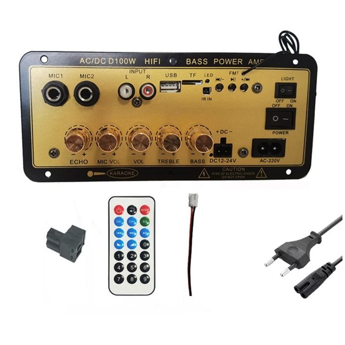 Carte D'Amplificateur Bluetooth D100W avec Entrée Audio Optique ...