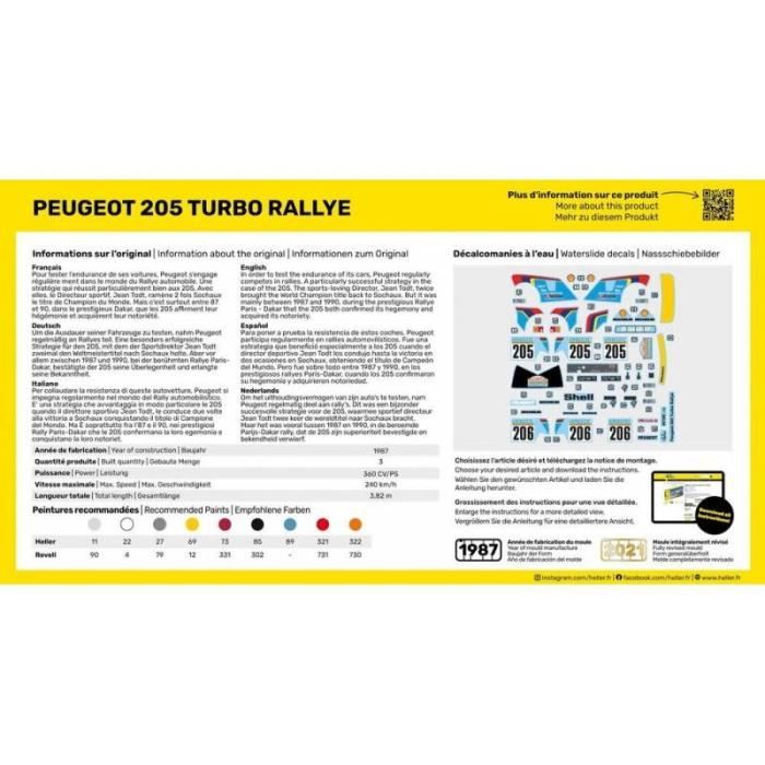 STARTER KIT Peugeot 205 Turbo Rallye - Cdiscount Auto