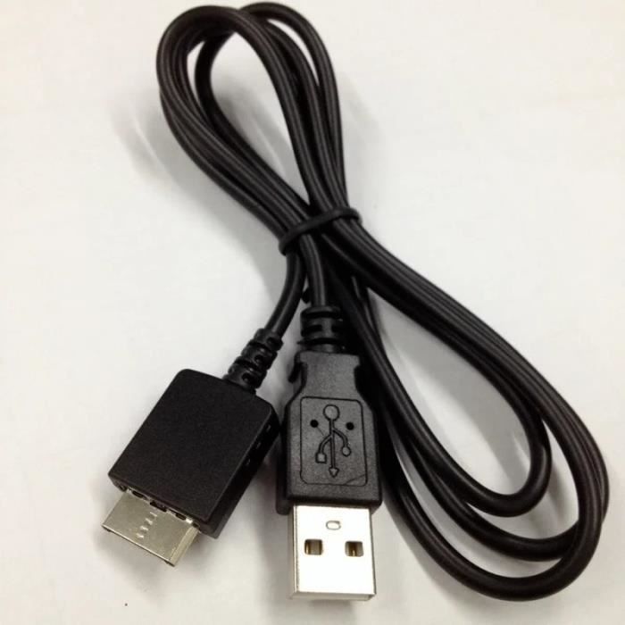 Câble d'alimentation,Câble de chargeur de données USB noir,transfert ...