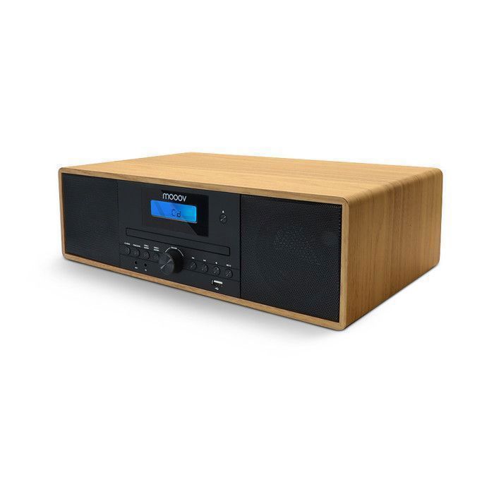 MOOOV 477380 Micro-Chaine HiFi Bluetooth, Tuner Radio FM, Lecteur CD ...