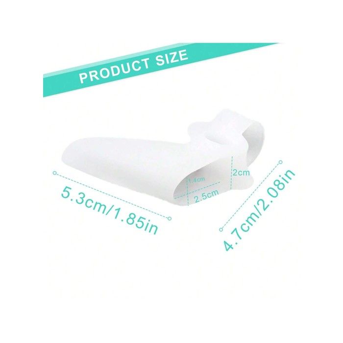 5 paires d'écarteurs d'orteils, correction en silicone, attelle ...