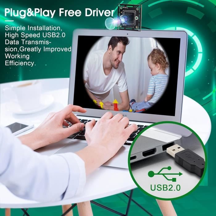 Module De Caméra Usb 30 Fps - Module Webcam 1 Mp - Rand Anle Hd ...