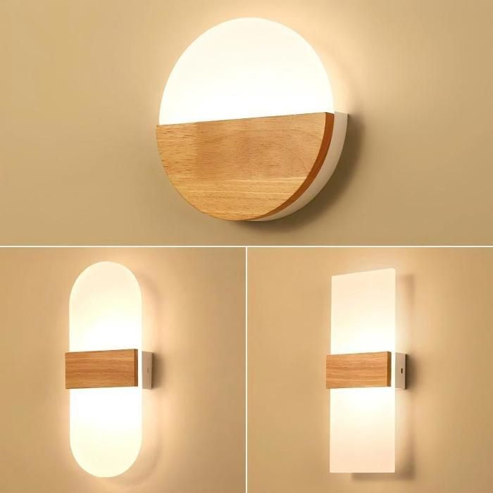Fusion Applique Murale Interieur 6W LED Blanc Chaud - Lampe Murale ...