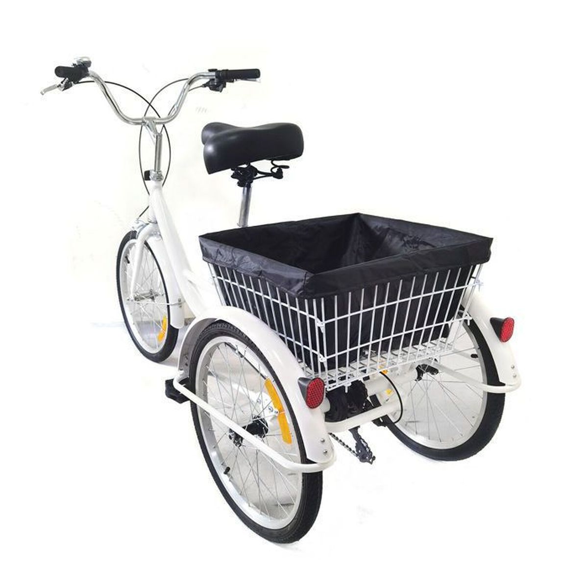 20" 8 vitesses Tricycle Tricycle Cruise Adulte vélo à 3 roues avec ...