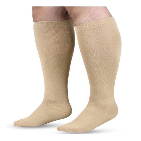 Bas de Contention Hommes Femme Chaussettes Compression Graduées Grande ...