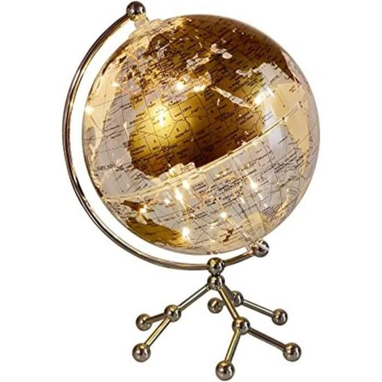 Globe Terrestre En Pouces, Globe Terrestre Illuminé Avec Support En ...