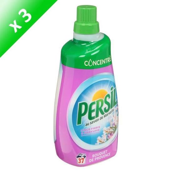 PERSIL Lessives liquides Bouquet Provencal - 1, 29 L - 37 lavages - Lot ...