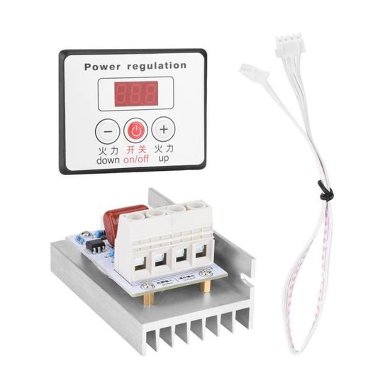 Contrôleur SCR, 10000W Régulateur numérique de tension SCR Variateur de ...