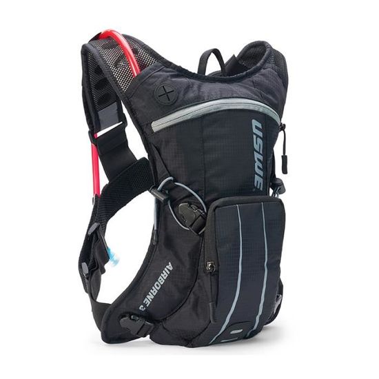 Sac hydratation Uswe airbone 3 - noir/gris - Cdiscount