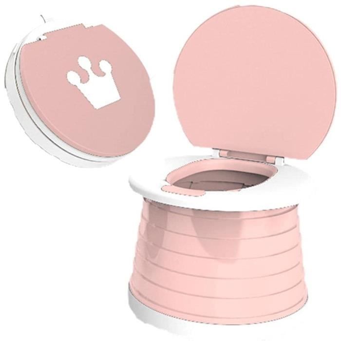 GDZTBS Toilette Enfant Pot Bebe Toilette Pot de Voyage Pliant Portable ...