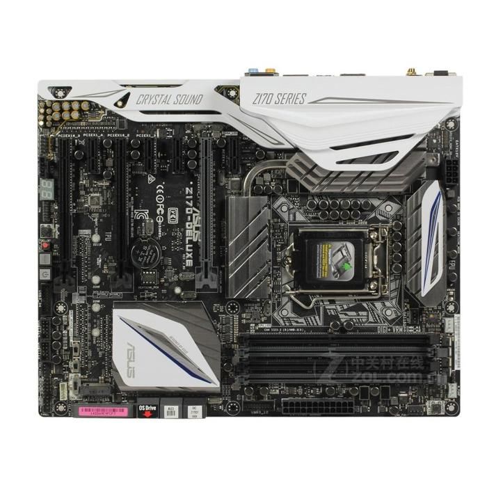 Carte mère ASUS Z170-DELUXE Intel Z170 LGA 1151 4xDDR4 64GB ATX ...